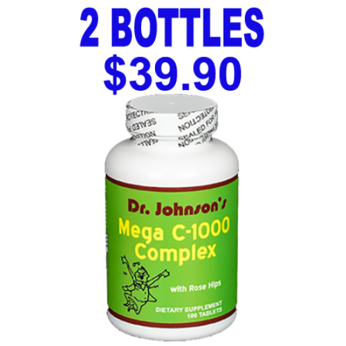 Dr. Johnson’s Mega C (2 Bottles) – The Aloe Man, Inc.